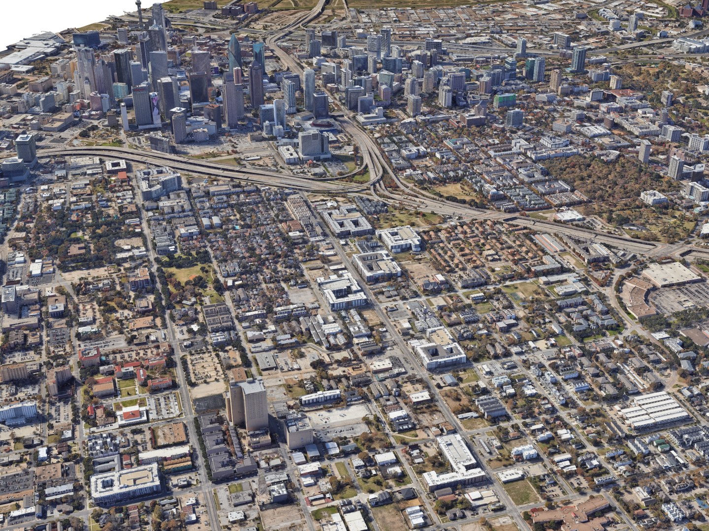 Dallas Downtown 3D - TurboSquid 2146967