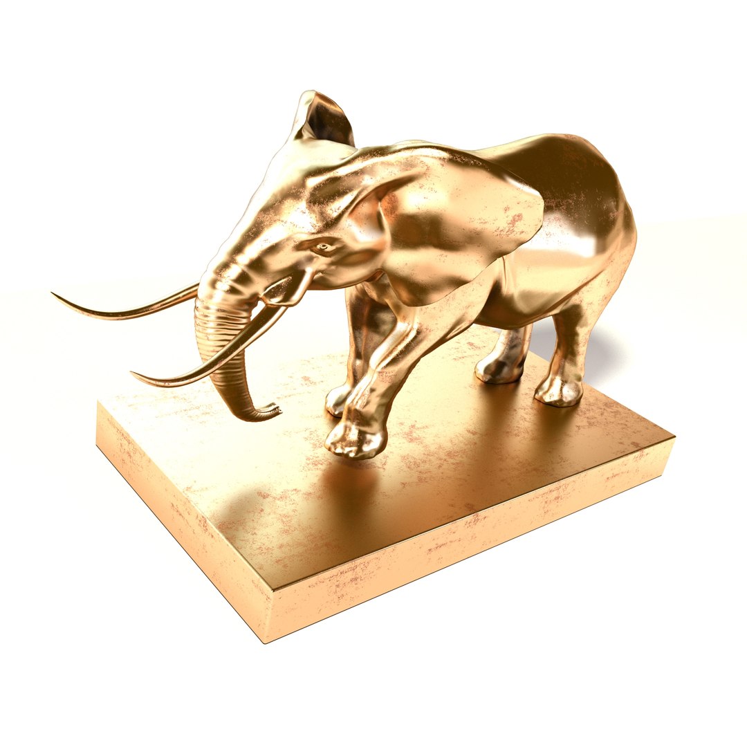 Goldan Elephant Model - TurboSquid 1903760