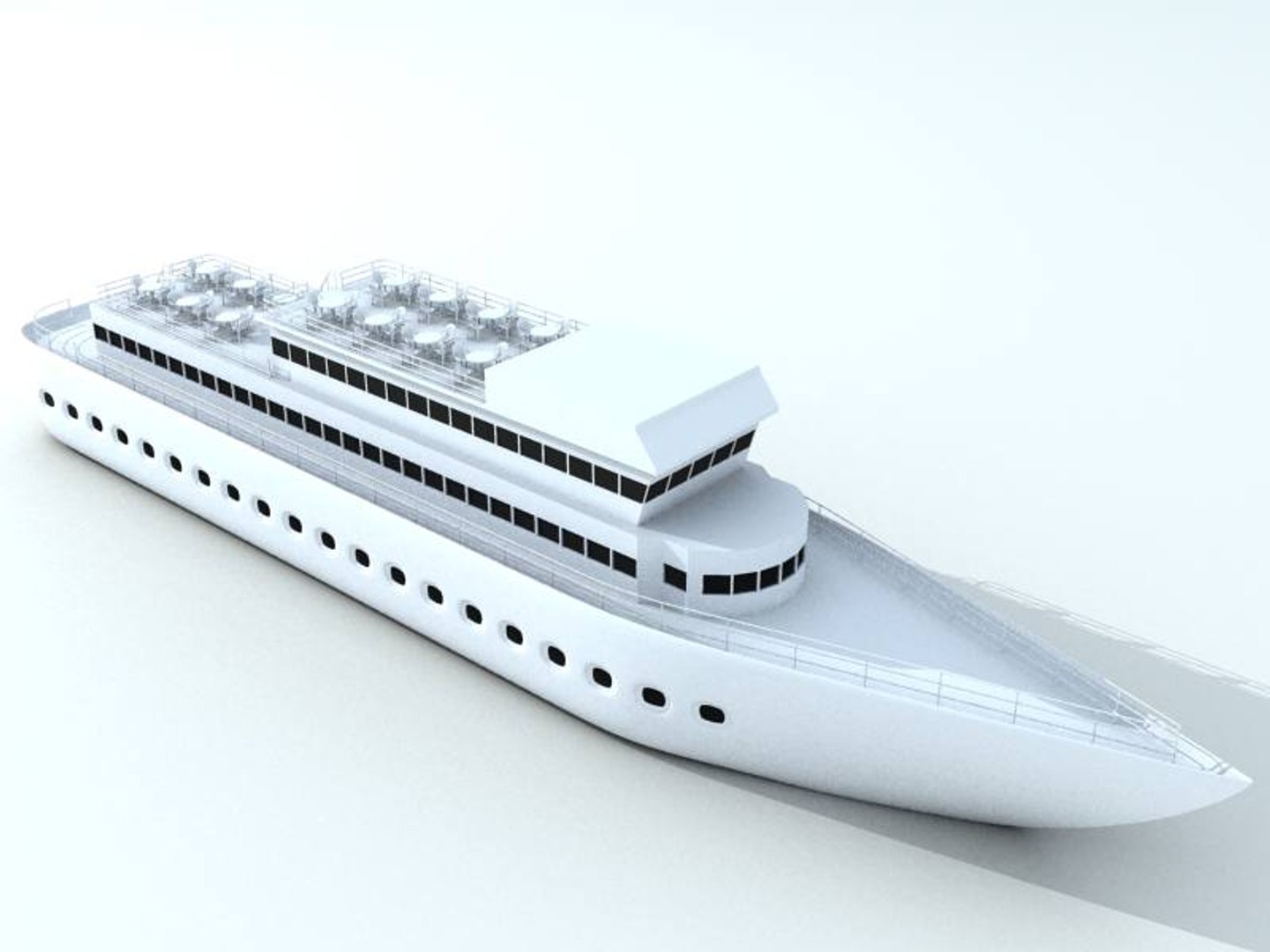 3d Model Cruise Ship
