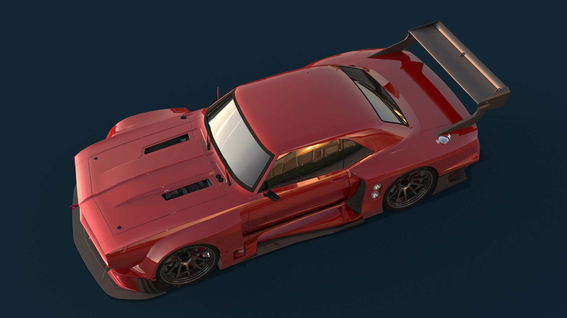 Custom Widebody Track Car 3D - TurboSquid 2003211