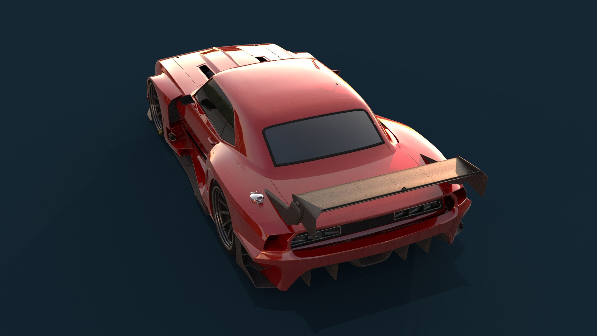 Custom Widebody Track Car 3D - TurboSquid 2003211