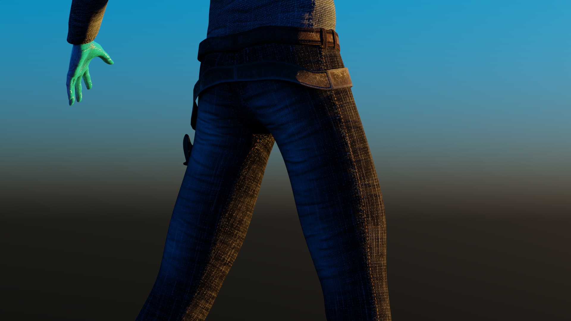 Cowboy Alien model - TurboSquid 1924495