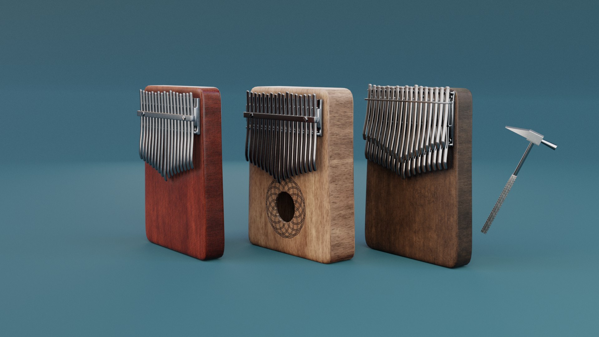 3D Model Kalimba Set - TurboSquid 2142976