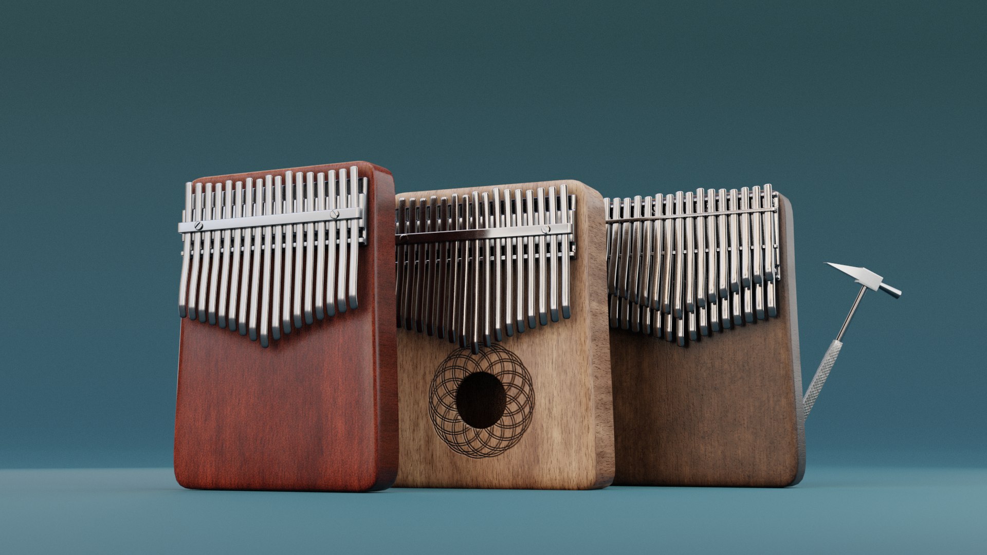 3D Model Kalimba Set - TurboSquid 2142976