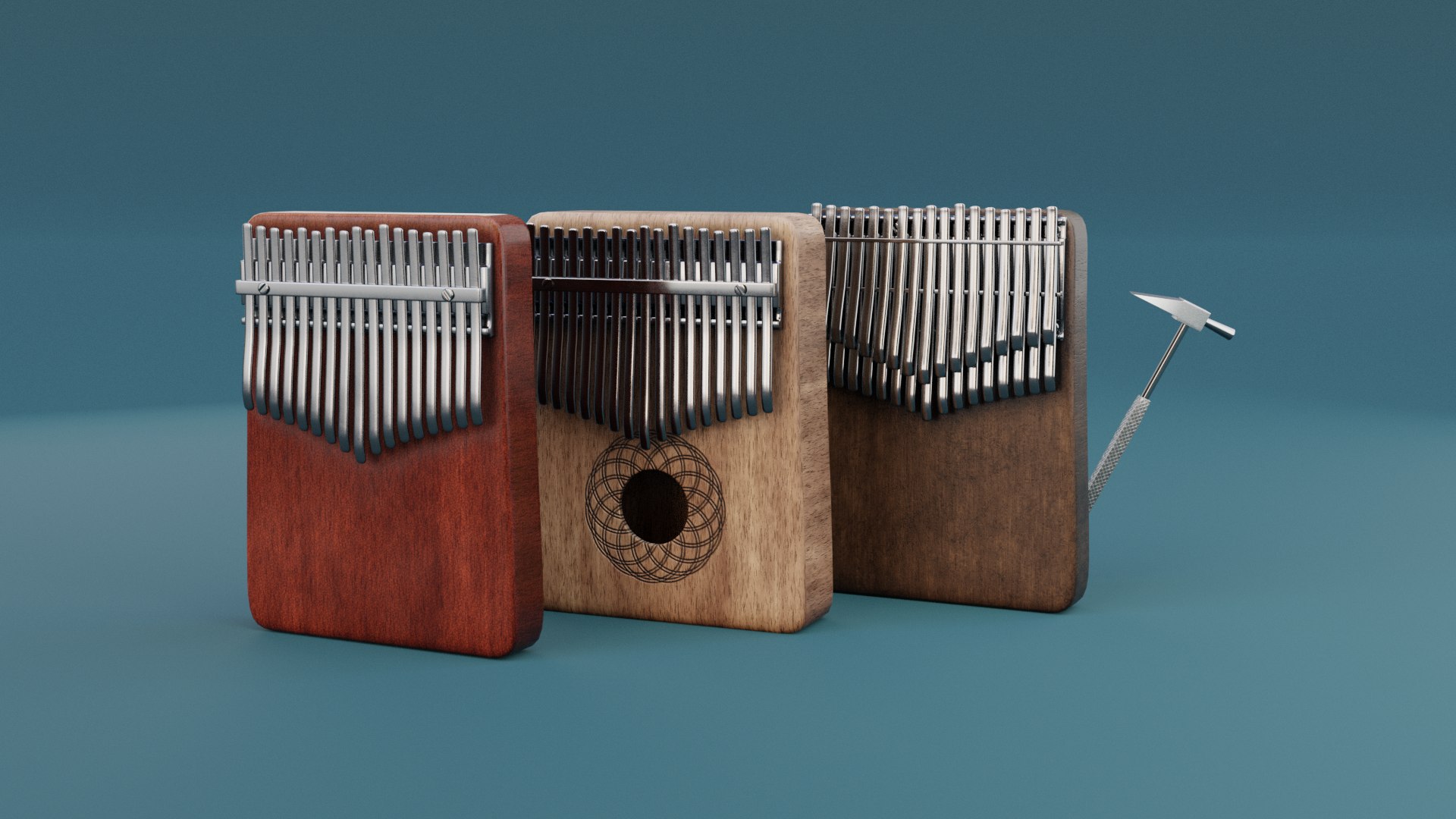3D Model Kalimba Set - TurboSquid 2142976