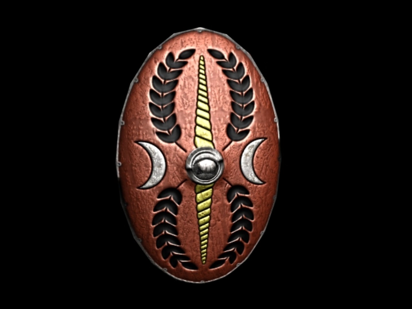 roman shields 3d model