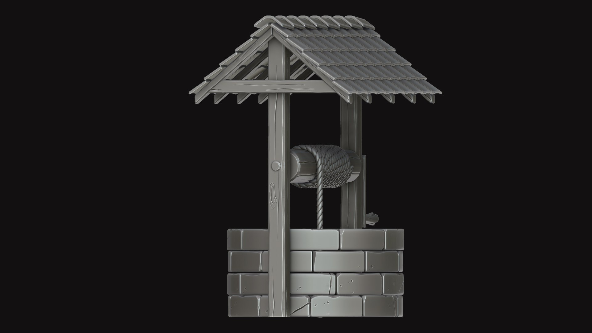 3D Stylized Well Model - TurboSquid 1811244