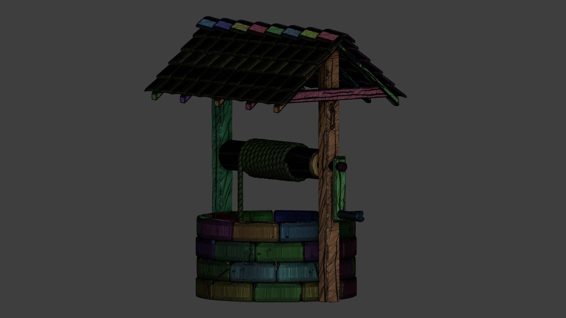 3D Stylized Well Model - TurboSquid 1811244