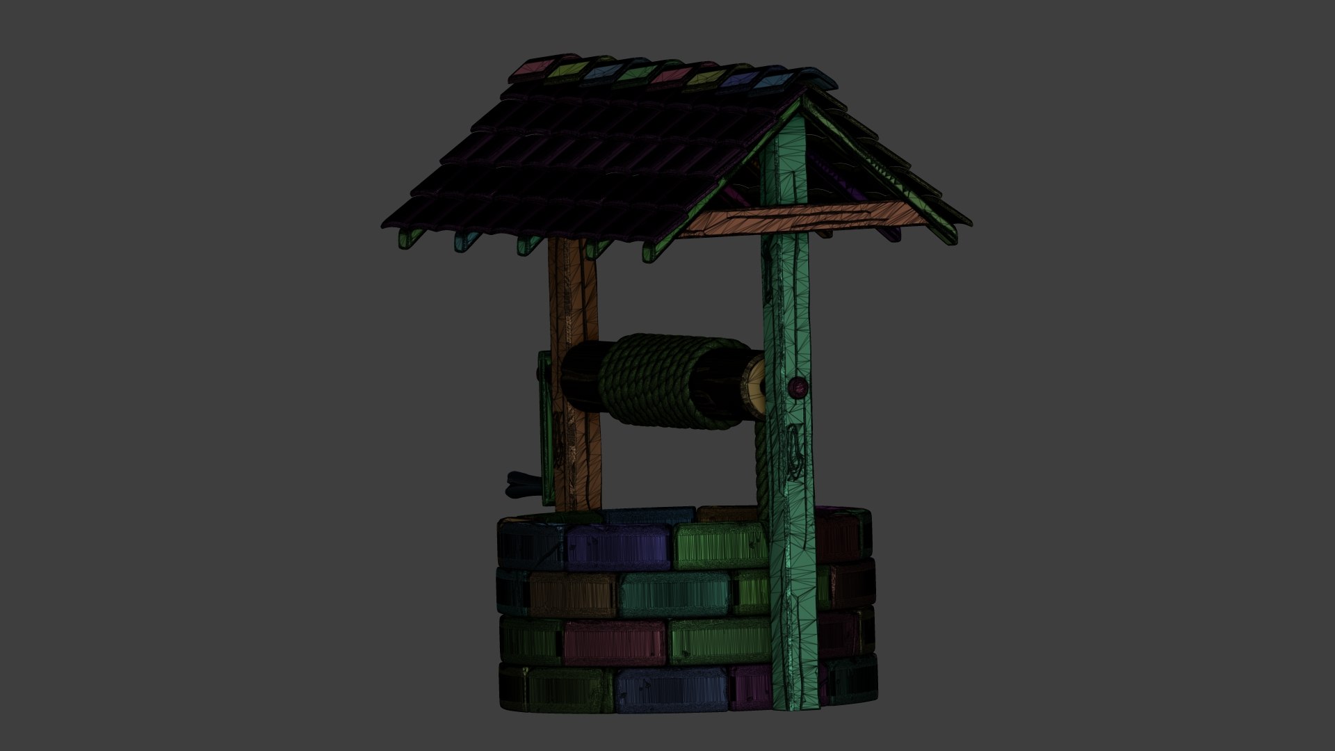 3D Stylized Well Model - TurboSquid 1811244