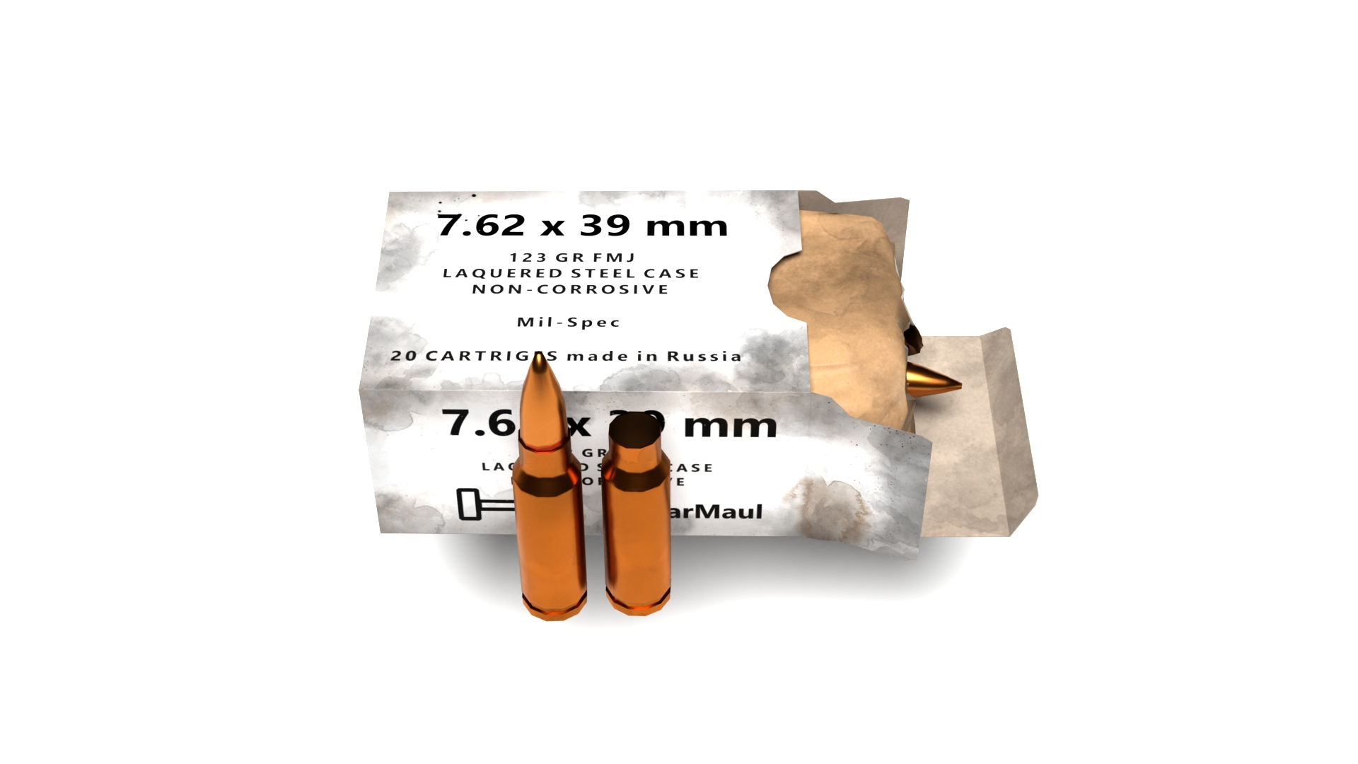 3D Ammunition Box 7 62x39 2 - TurboSquid 2156451