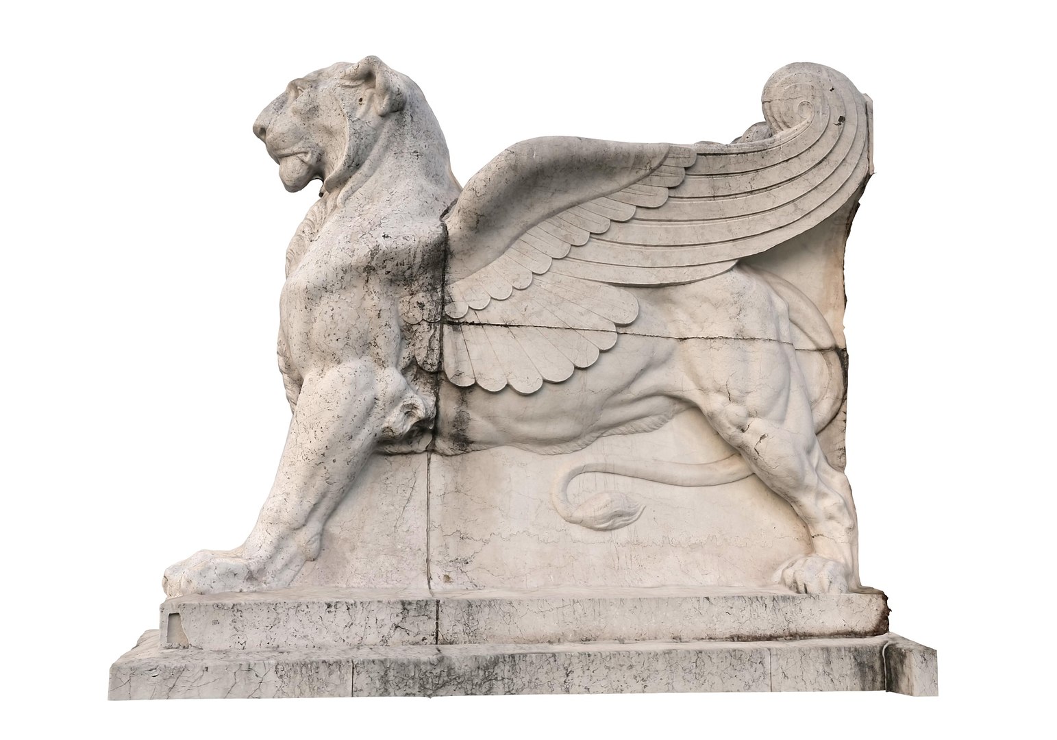 Flying Lion Statue 3D Model - TurboSquid 1759162