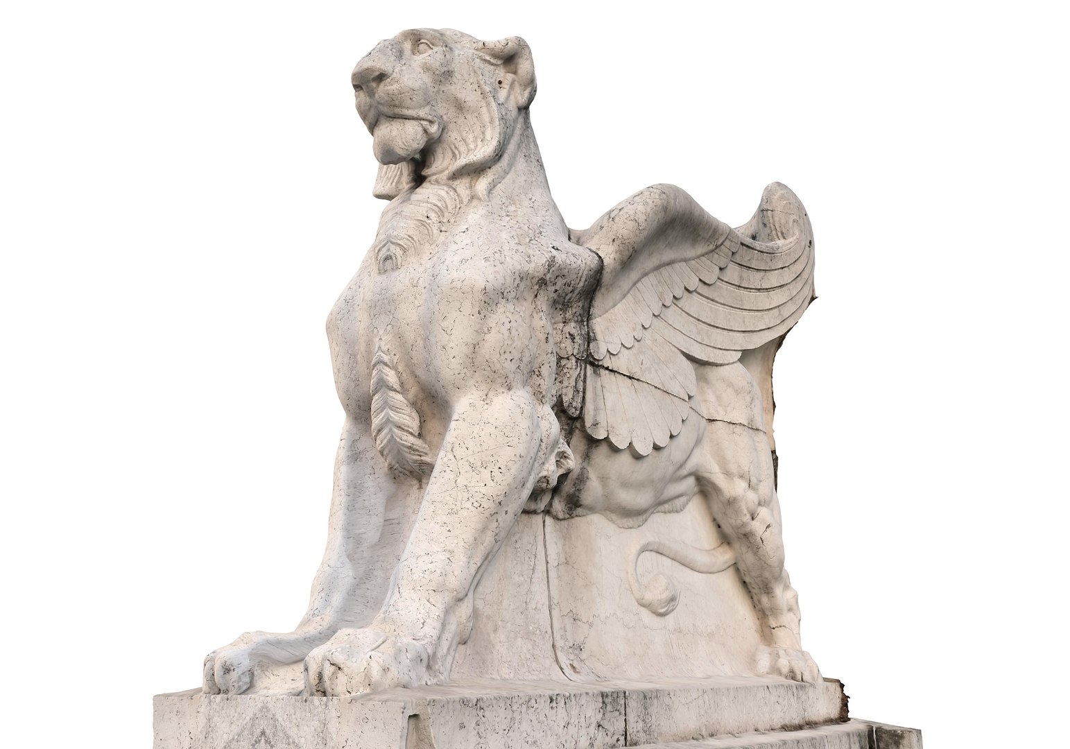 Flying Lion Statue 3D Model - TurboSquid 1759162
