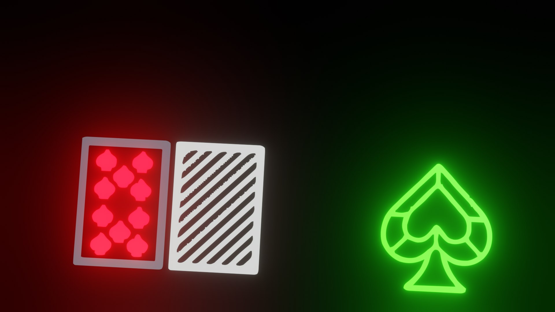 3D Neon Casino Symbols Model - TurboSquid 2197866