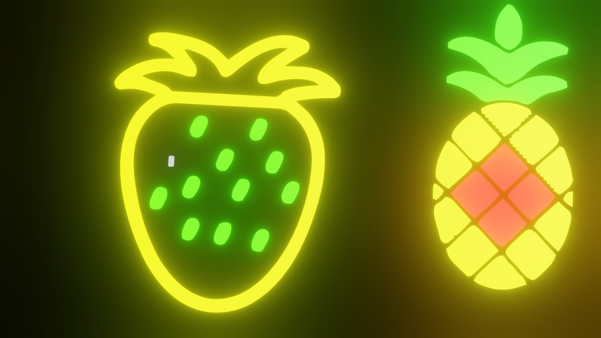 3D Neon Casino Symbols Model - TurboSquid 2197866