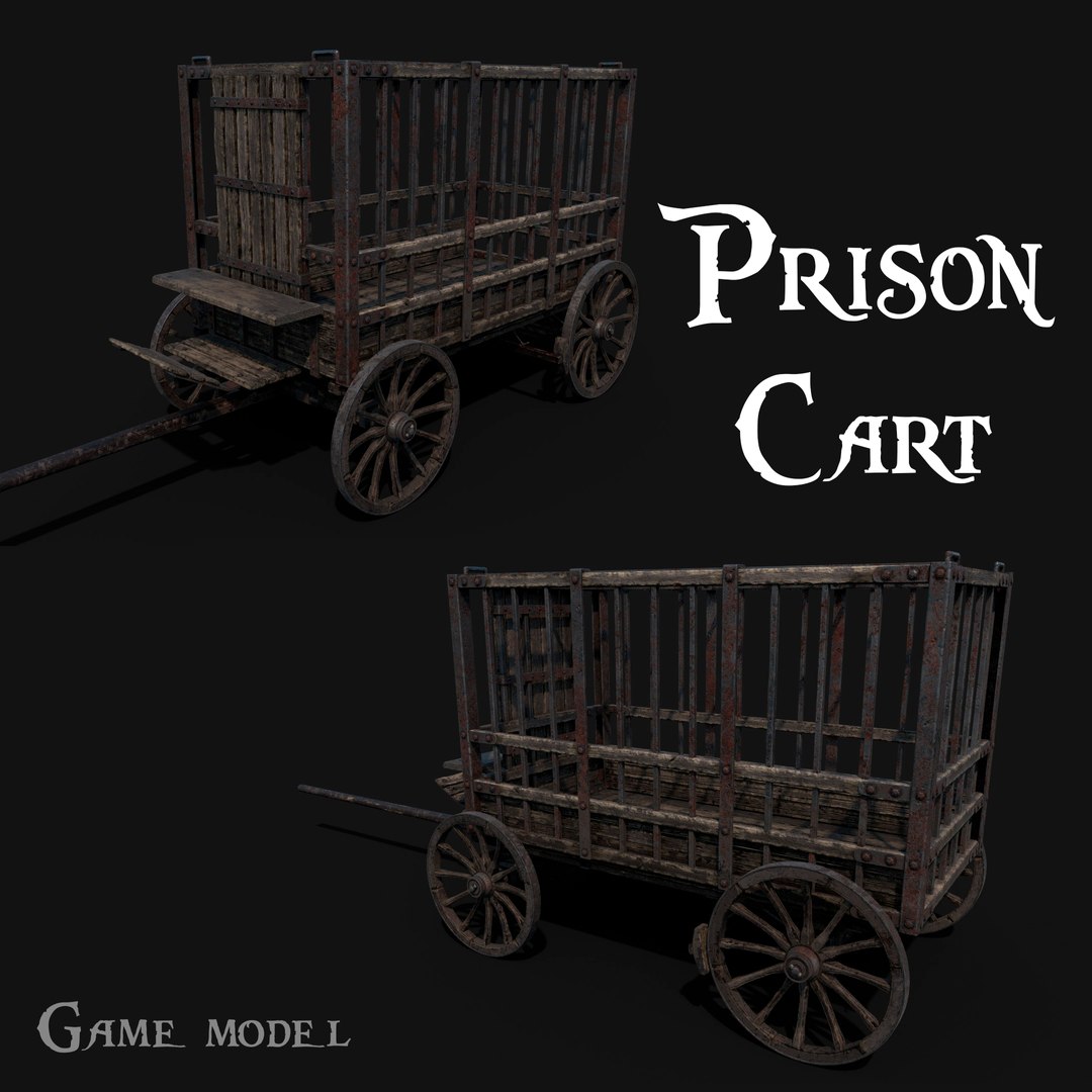 3D Prison Cart - TurboSquid 1241946