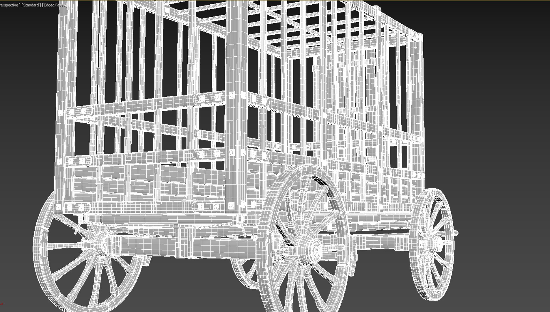 3D Prison Cart - TurboSquid 1241946