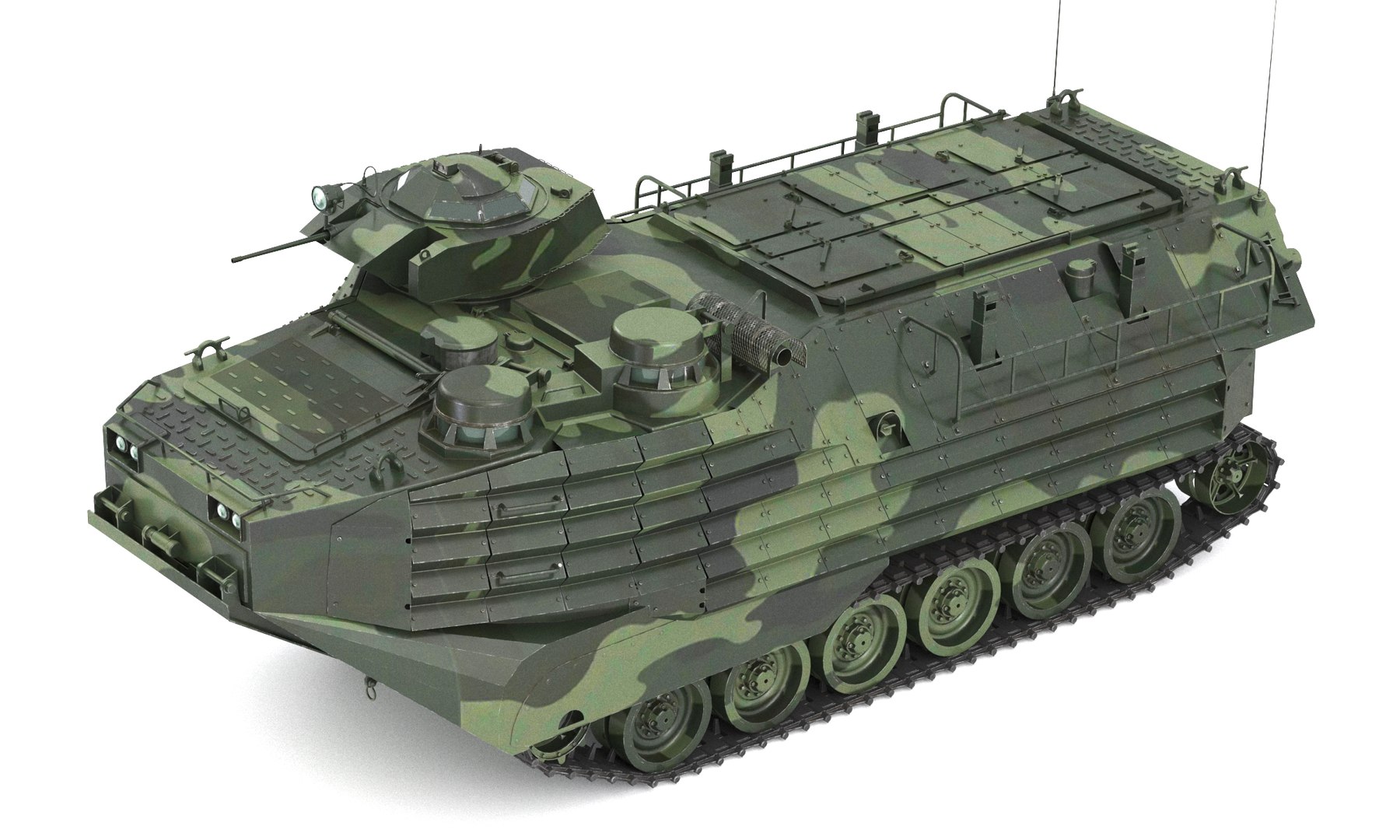 Amphibious Assault Vehicle AAV7 3D Model - TurboSquid 2342428