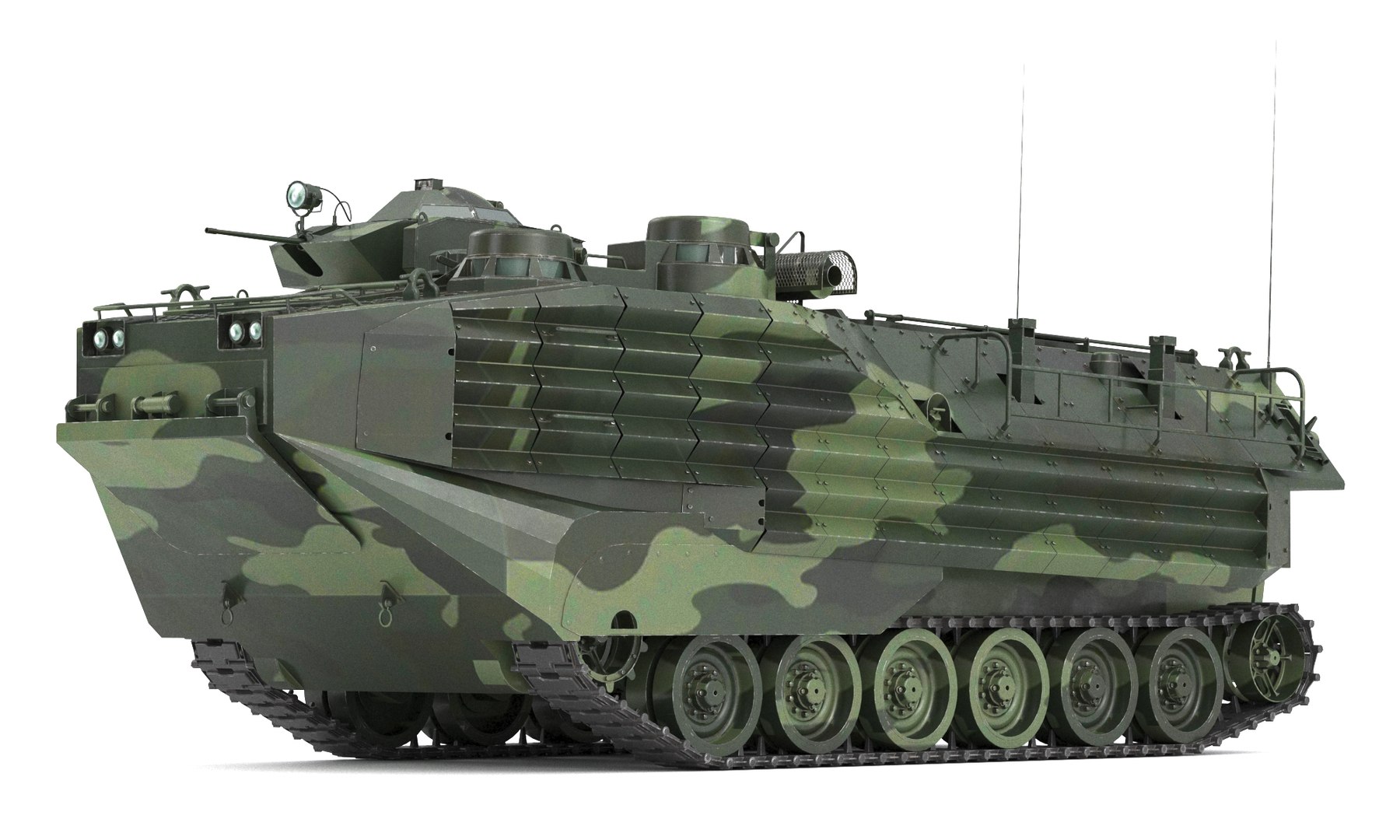Amphibious Assault Vehicle AAV7 3D Model - TurboSquid 2342428