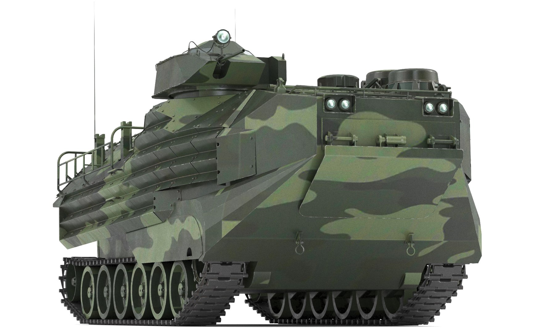 Amphibious Assault Vehicle AAV7 3D Model - TurboSquid 2342428