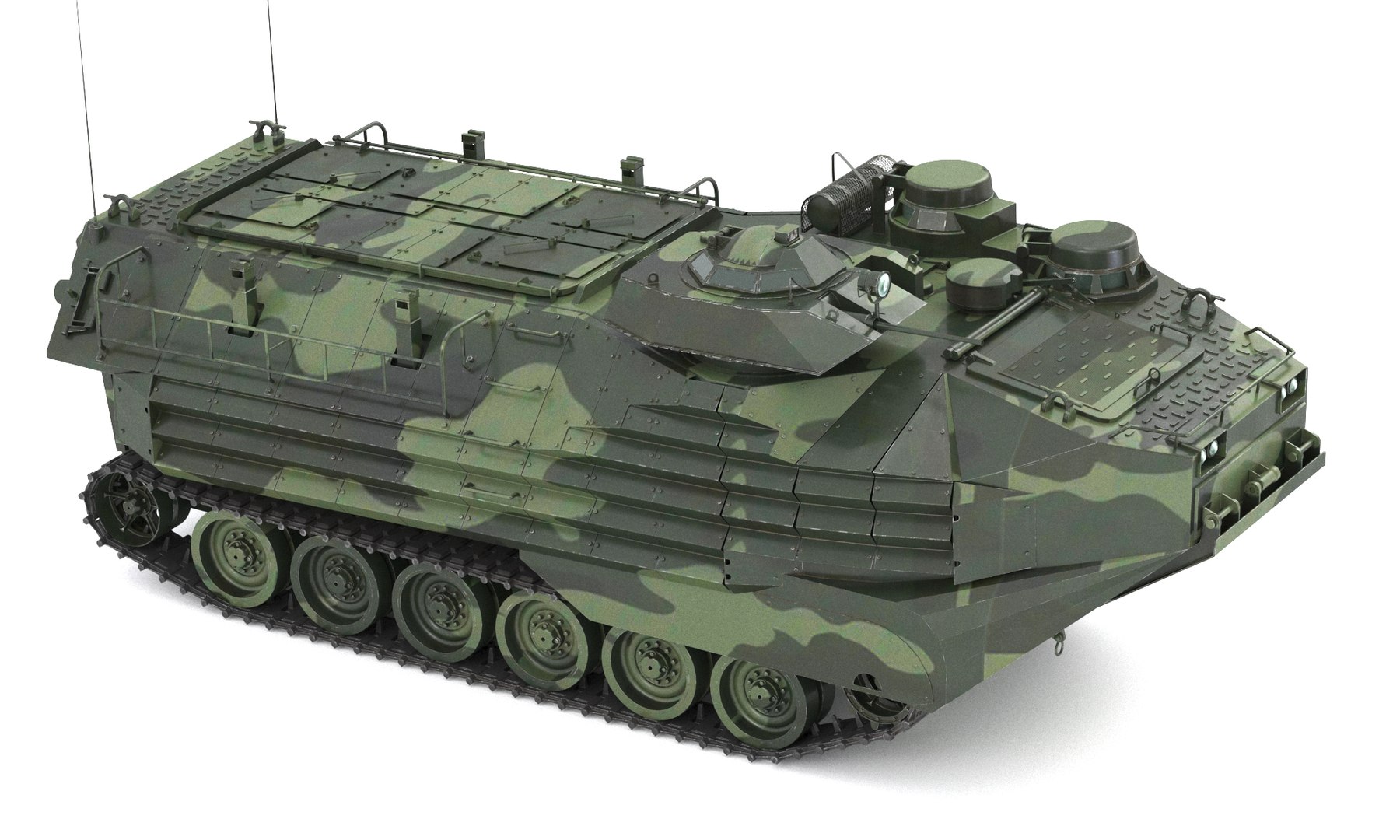 Amphibious Assault Vehicle AAV7 3D Model - TurboSquid 2342428