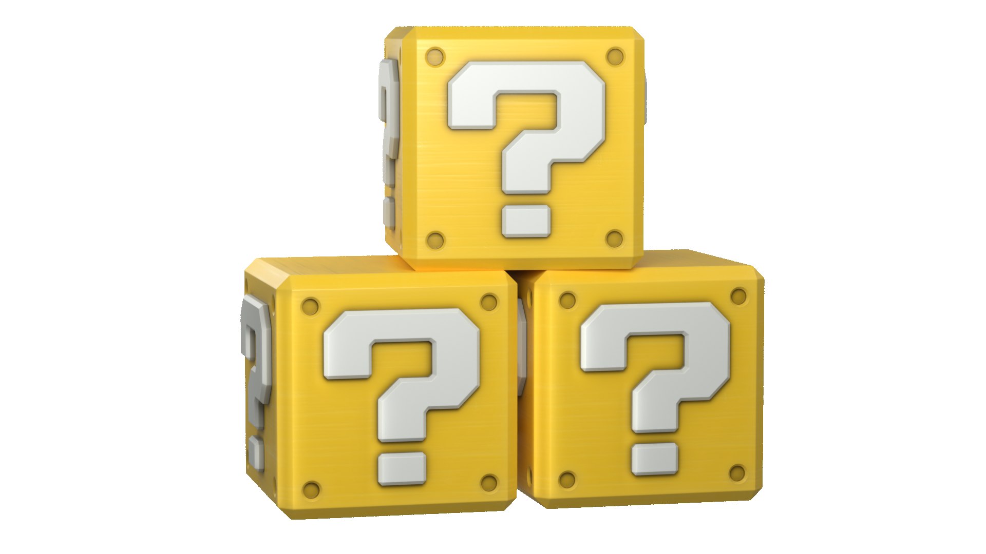 Mystery Block Mario 3D Model - TurboSquid 2350269