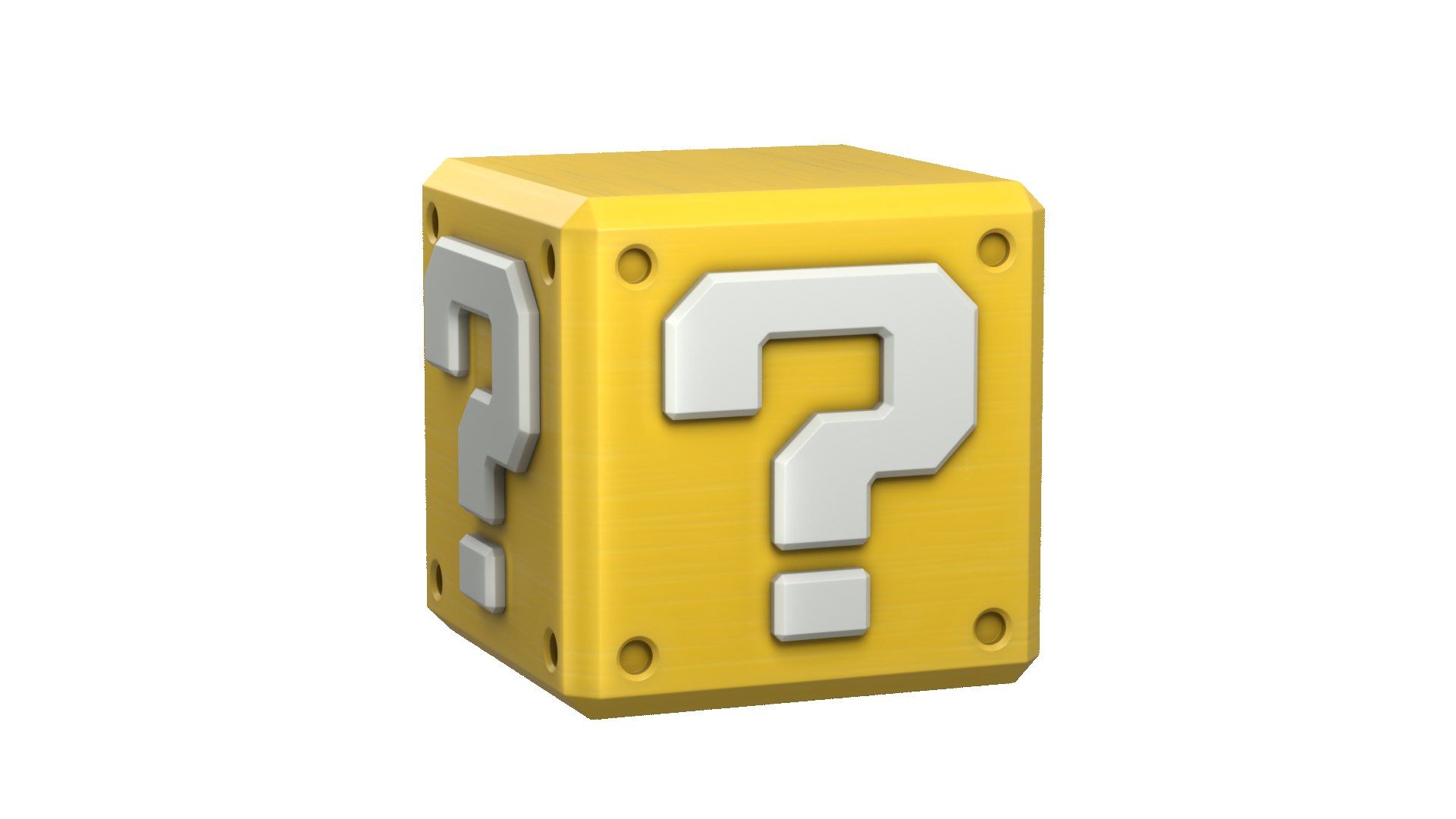 Mystery Block Mario 3D Model - TurboSquid 2350269