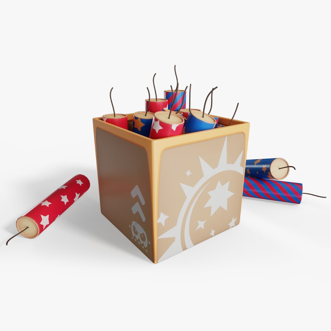 Fireworks 3D Model - TurboSquid 2196860