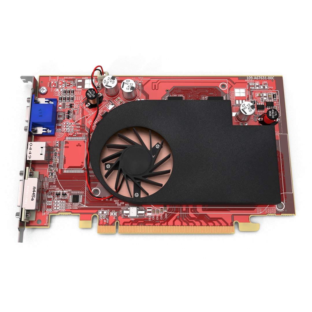 Graphics Card 2 3d Model
