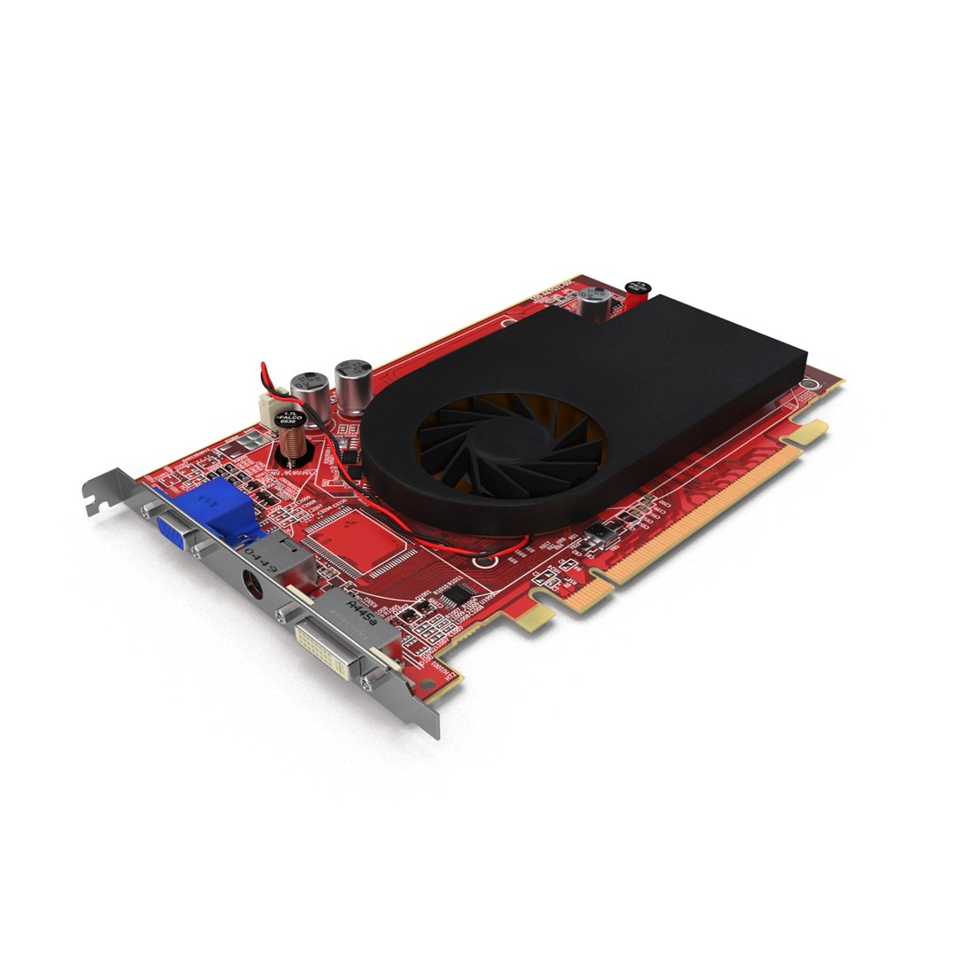 Graphics Card 2 3d Model
