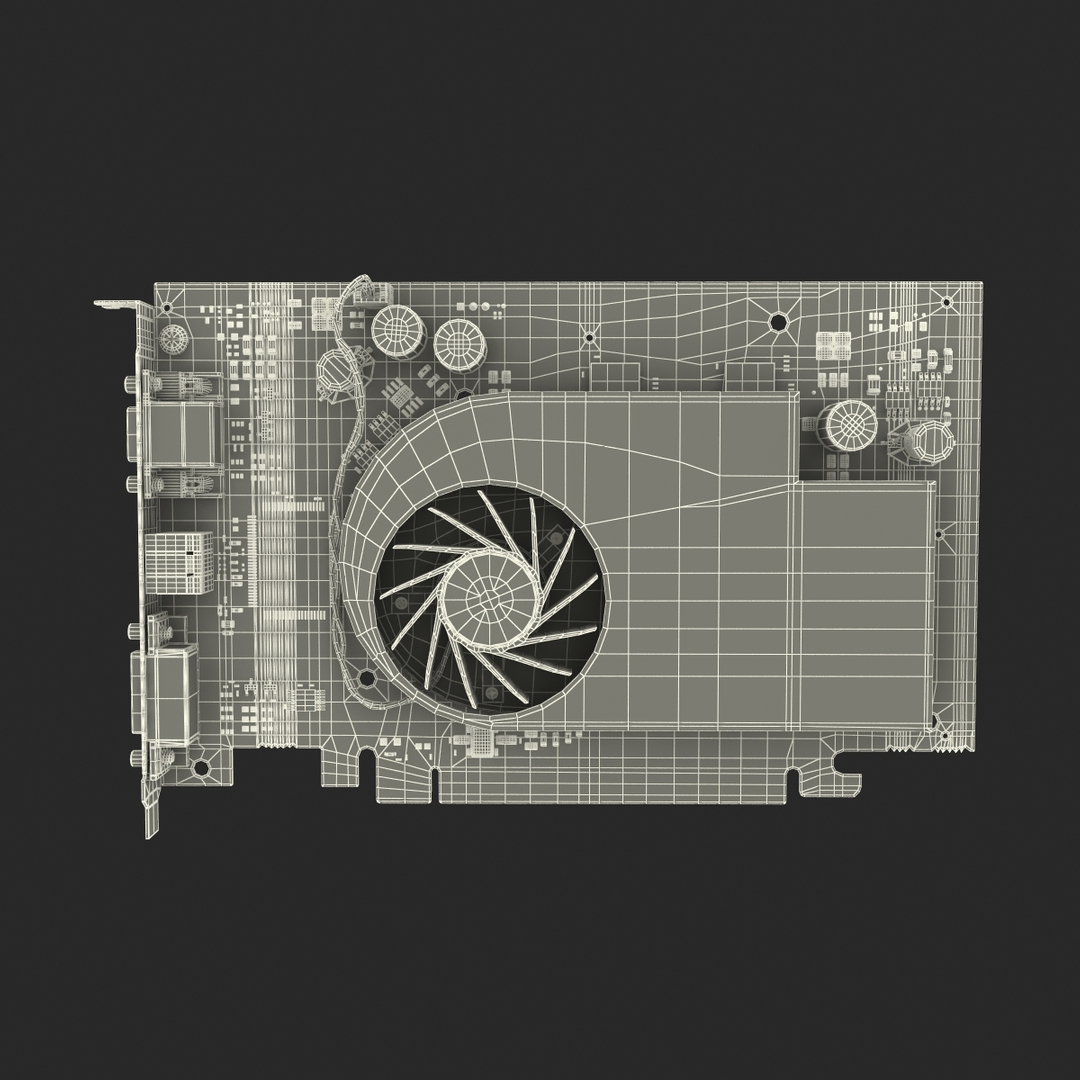 Graphics Card 2 3d Model