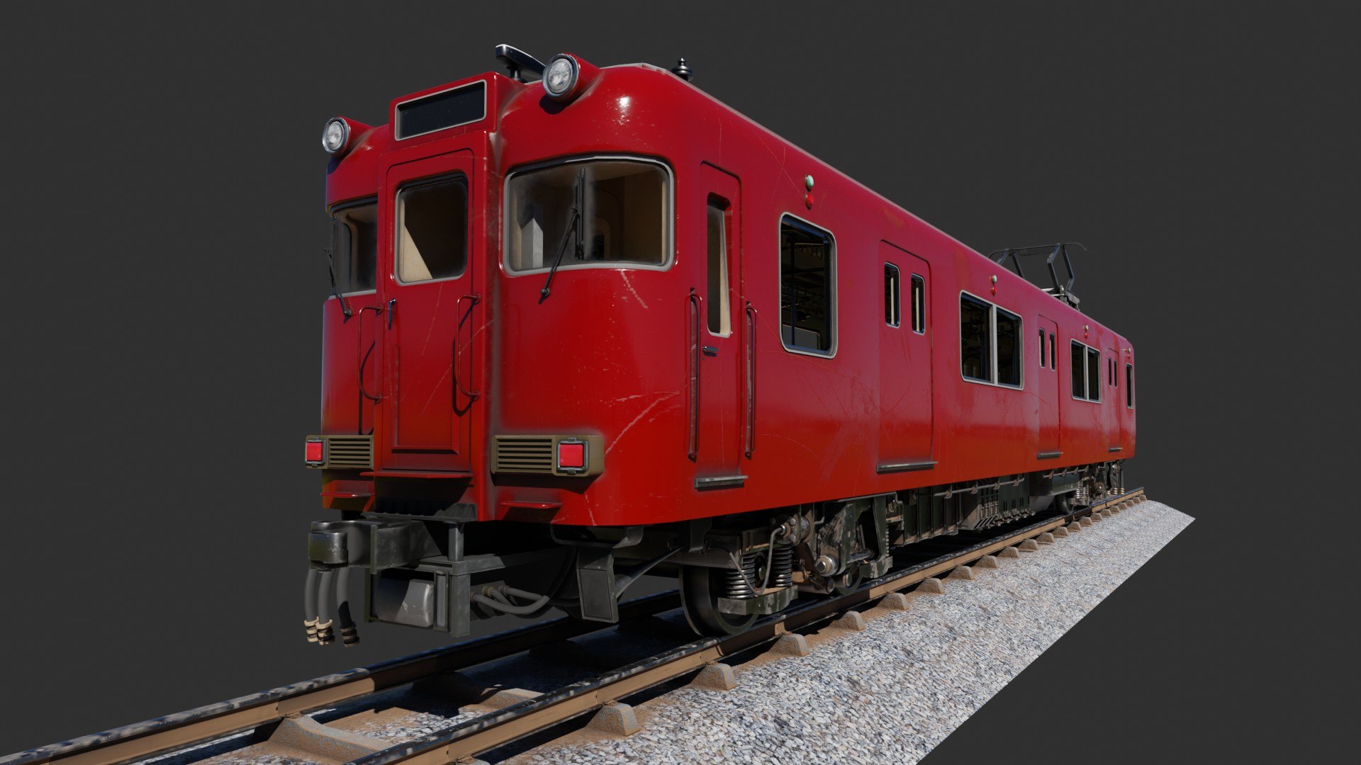 3D Japan Train Meitetsu 6000 Low-poly 3d Model - TurboSquid 2167855