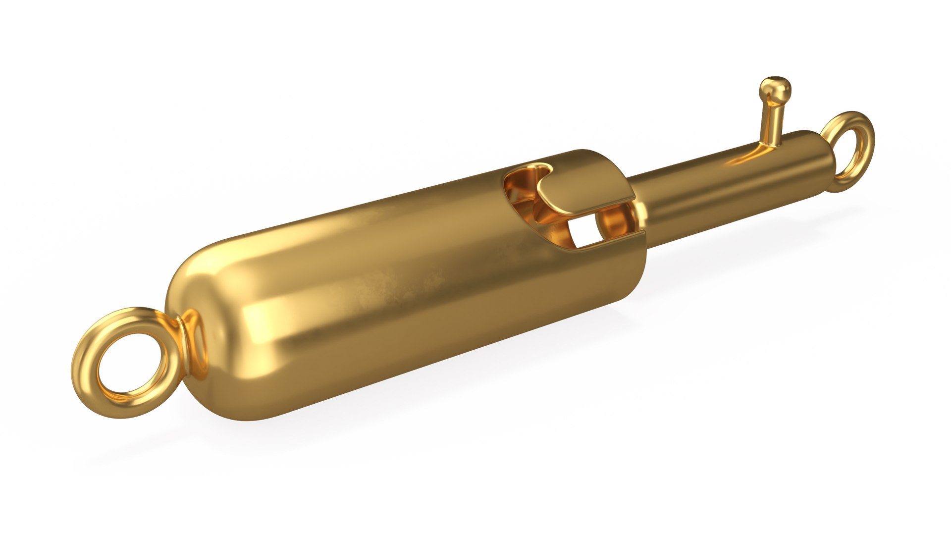 Bayonet Bracelet Clasp Gold 3D - TurboSquid 2122019
