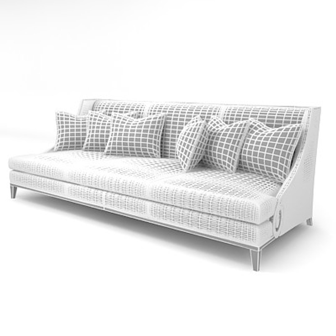 3ds Max Christopher Guy Sofa