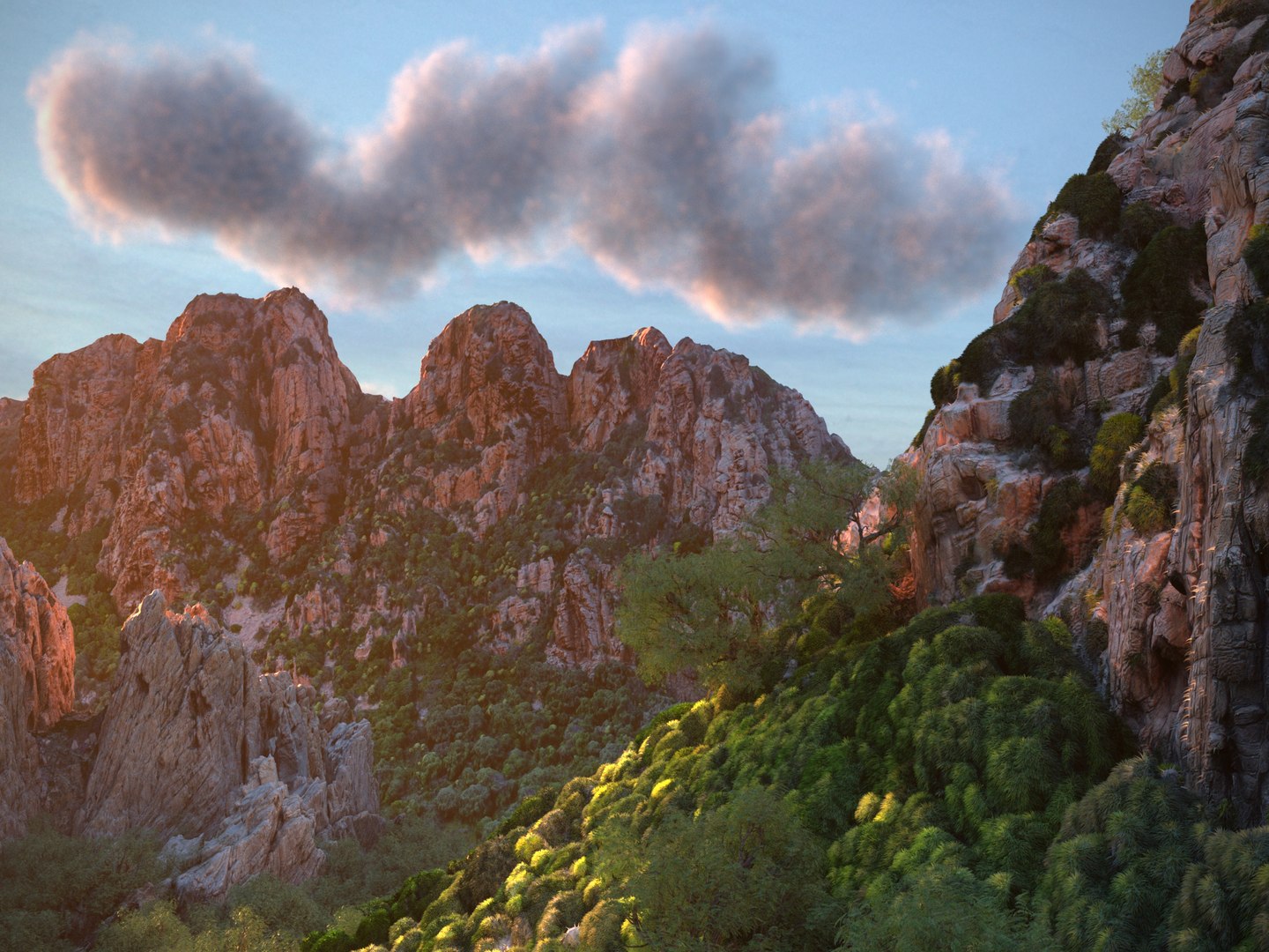 Sunset Valley Model - TurboSquid 2059457