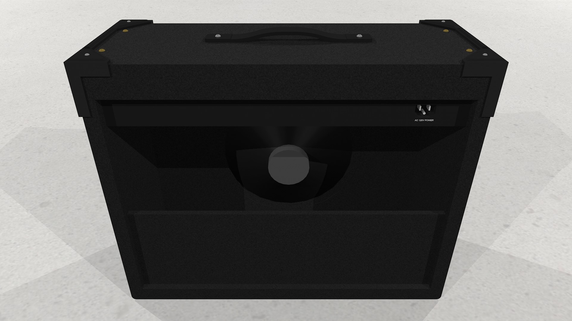 3d Model Guitar Amp Amplifier