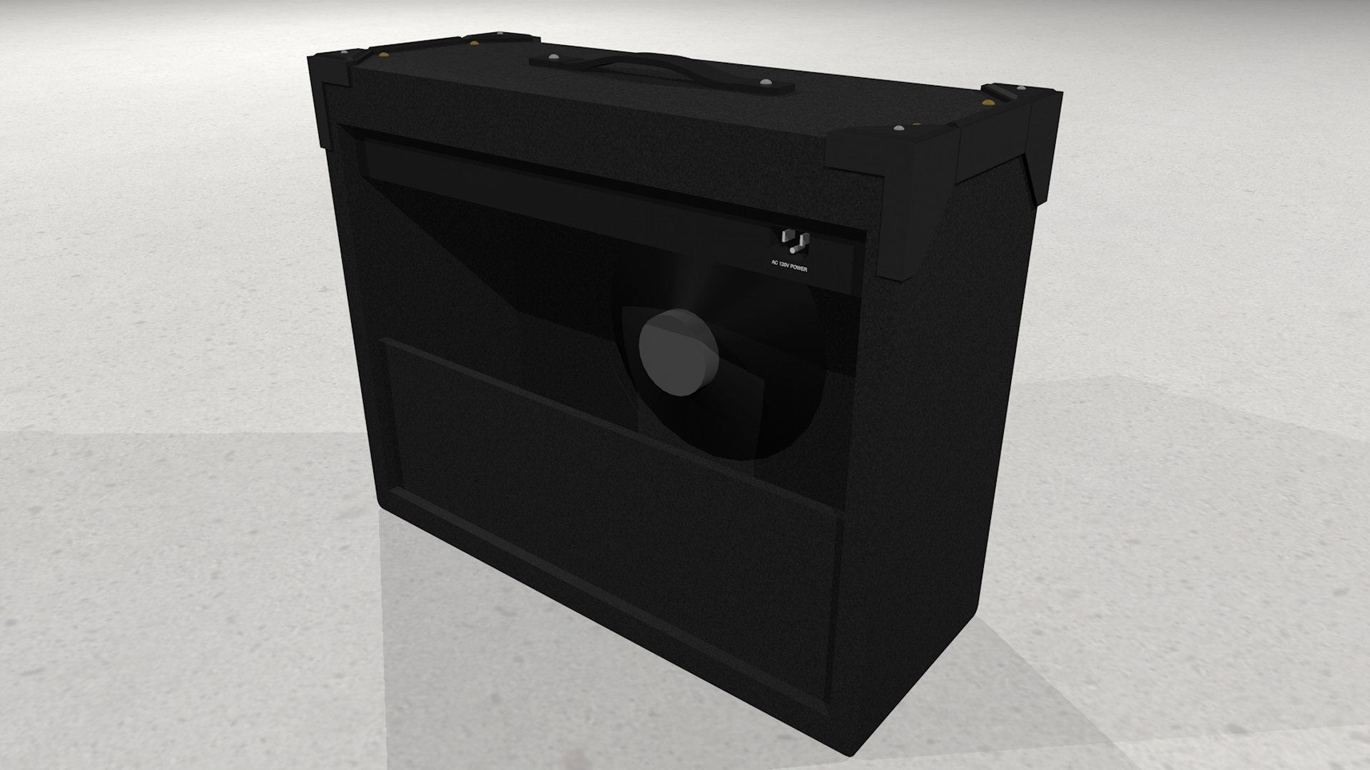 3d Model Guitar Amp Amplifier
