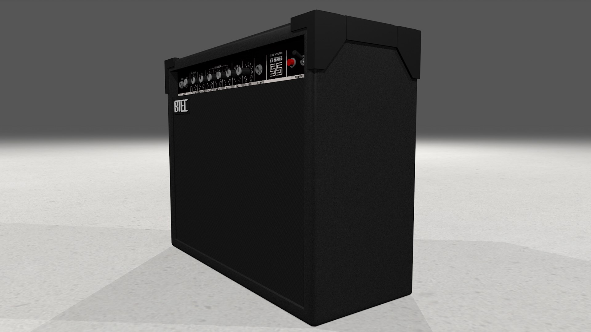 3d Model Guitar Amp Amplifier