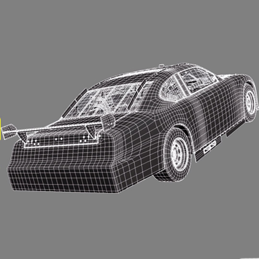 3d model avenger car nascar cot