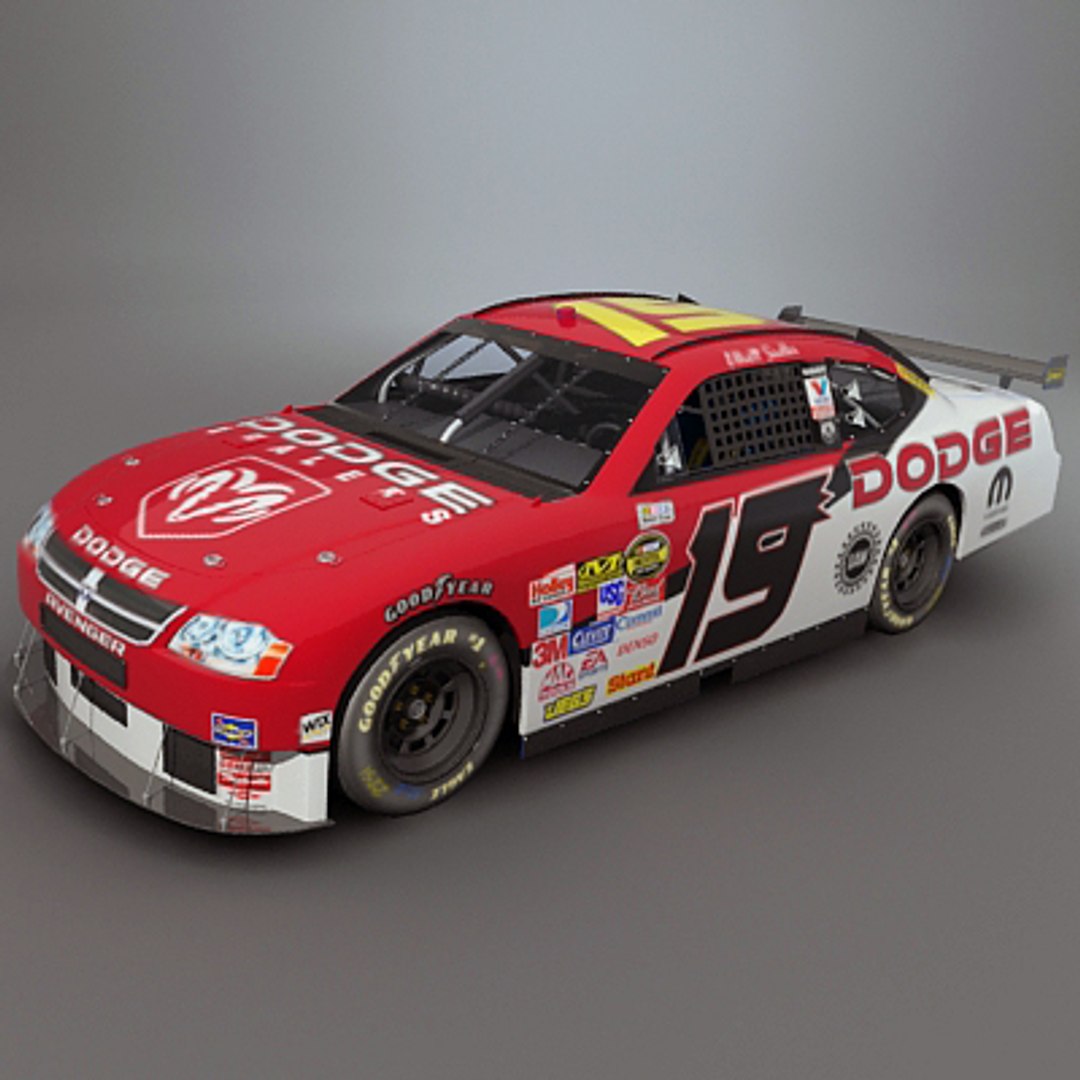 3d model avenger car nascar cot