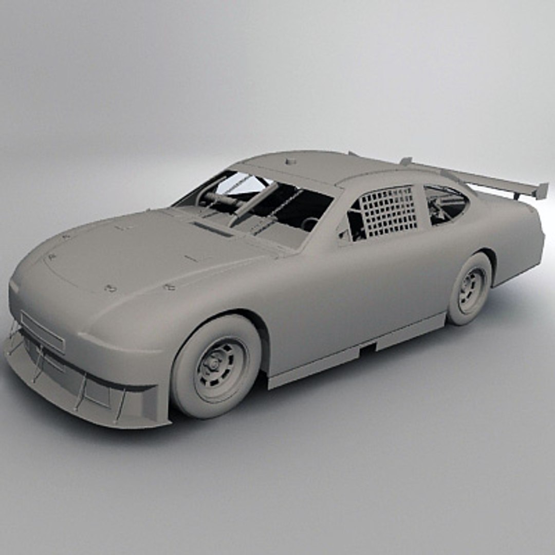 3d model avenger car nascar cot