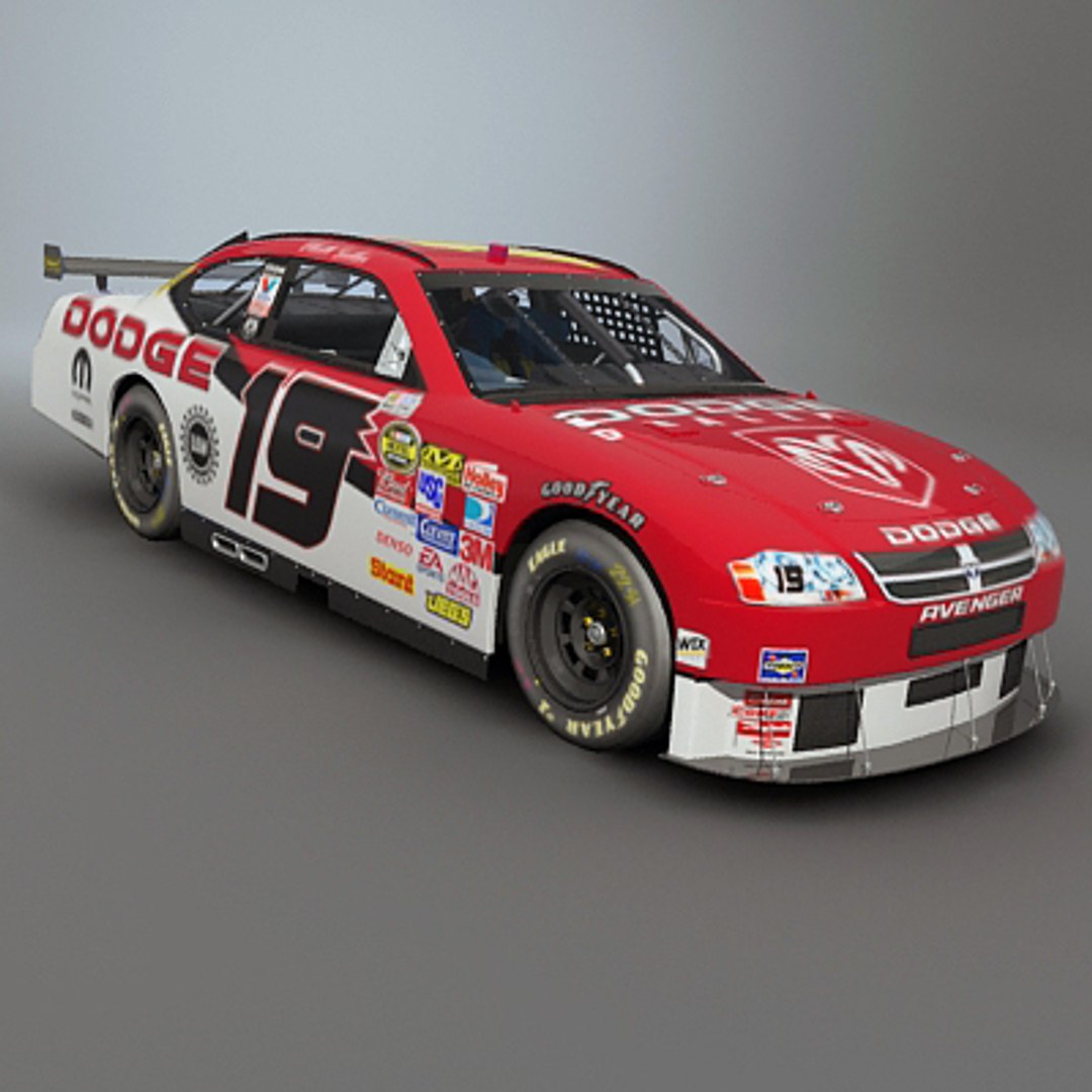 3d model avenger car nascar cot