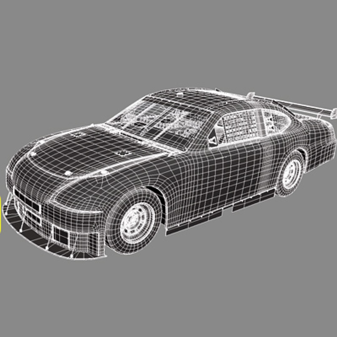 3d model avenger car nascar cot
