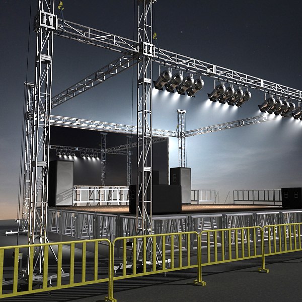 3dsmax catwalk stage