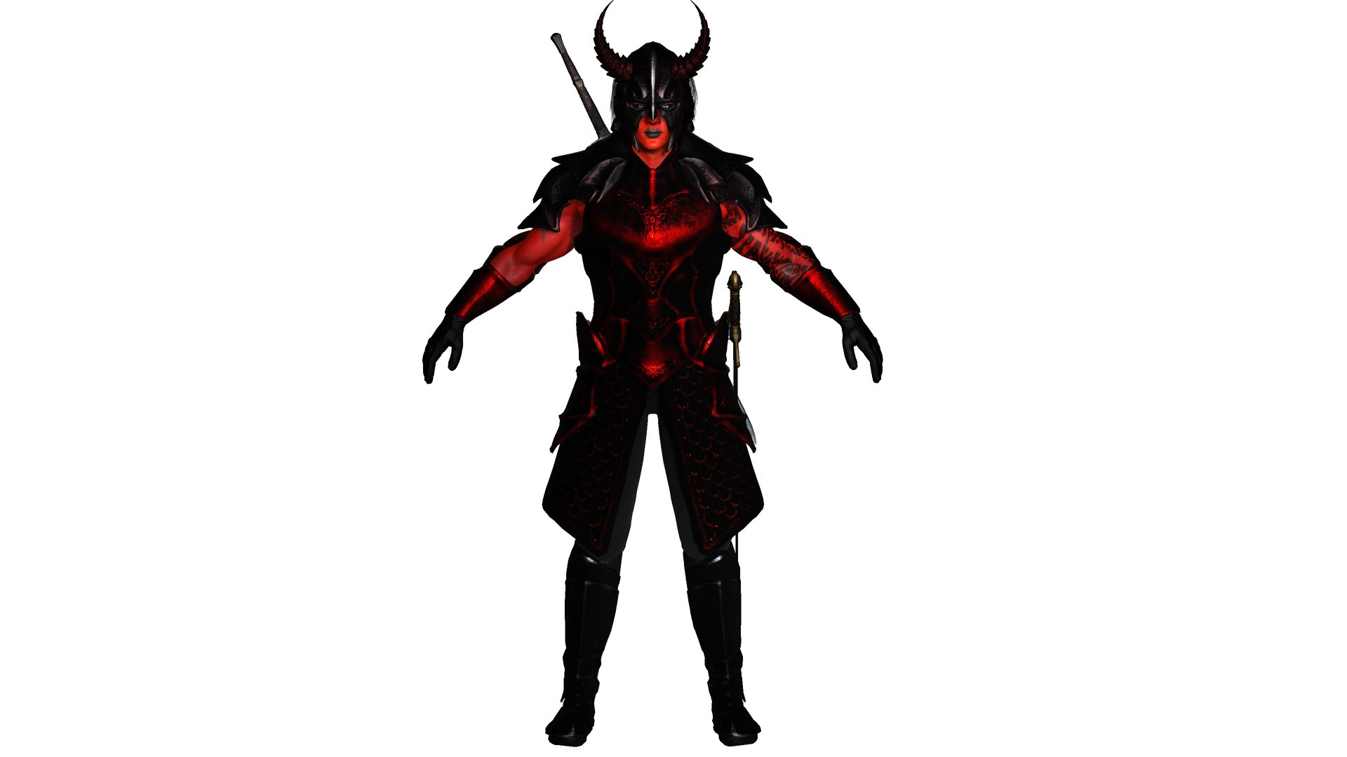 3D AAA 3D FANTASY MALE CHARACTER - THE DEVIL WARRIOR 01 Model - TurboSquid 2034910