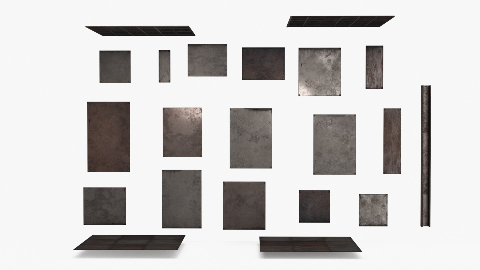 3D Model Rust Wall Floor Celling Module - TurboSquid 1976574