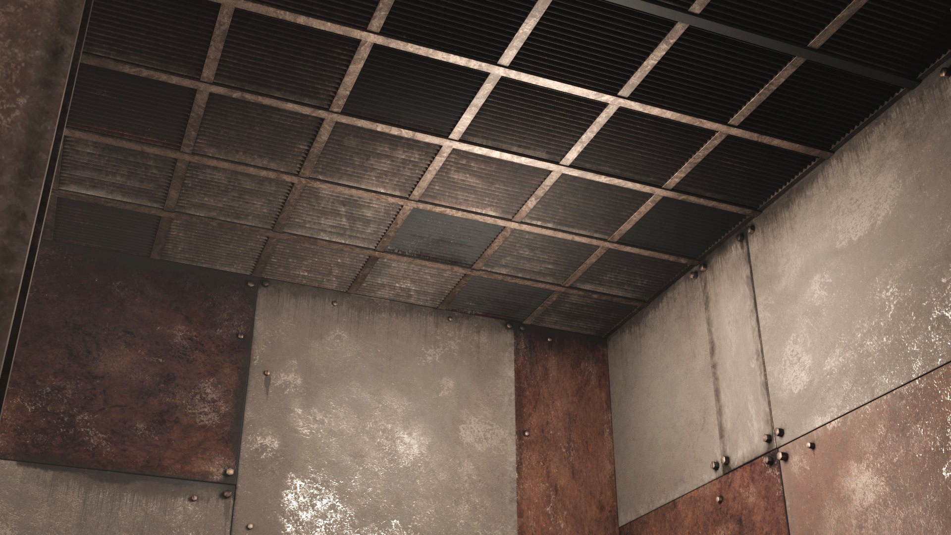 3D Model Rust Wall Floor Celling Module - TurboSquid 1976574