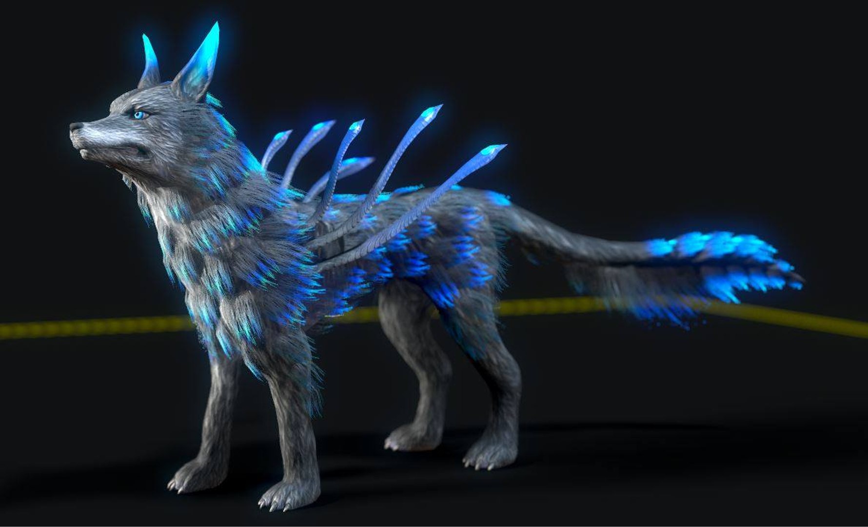 3D Wolf Rig Studio License Model - TurboSquid 1320295