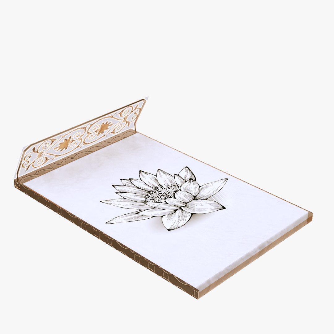 Notebook Paper Metal 3D Model | 1142572 | TurboSquid