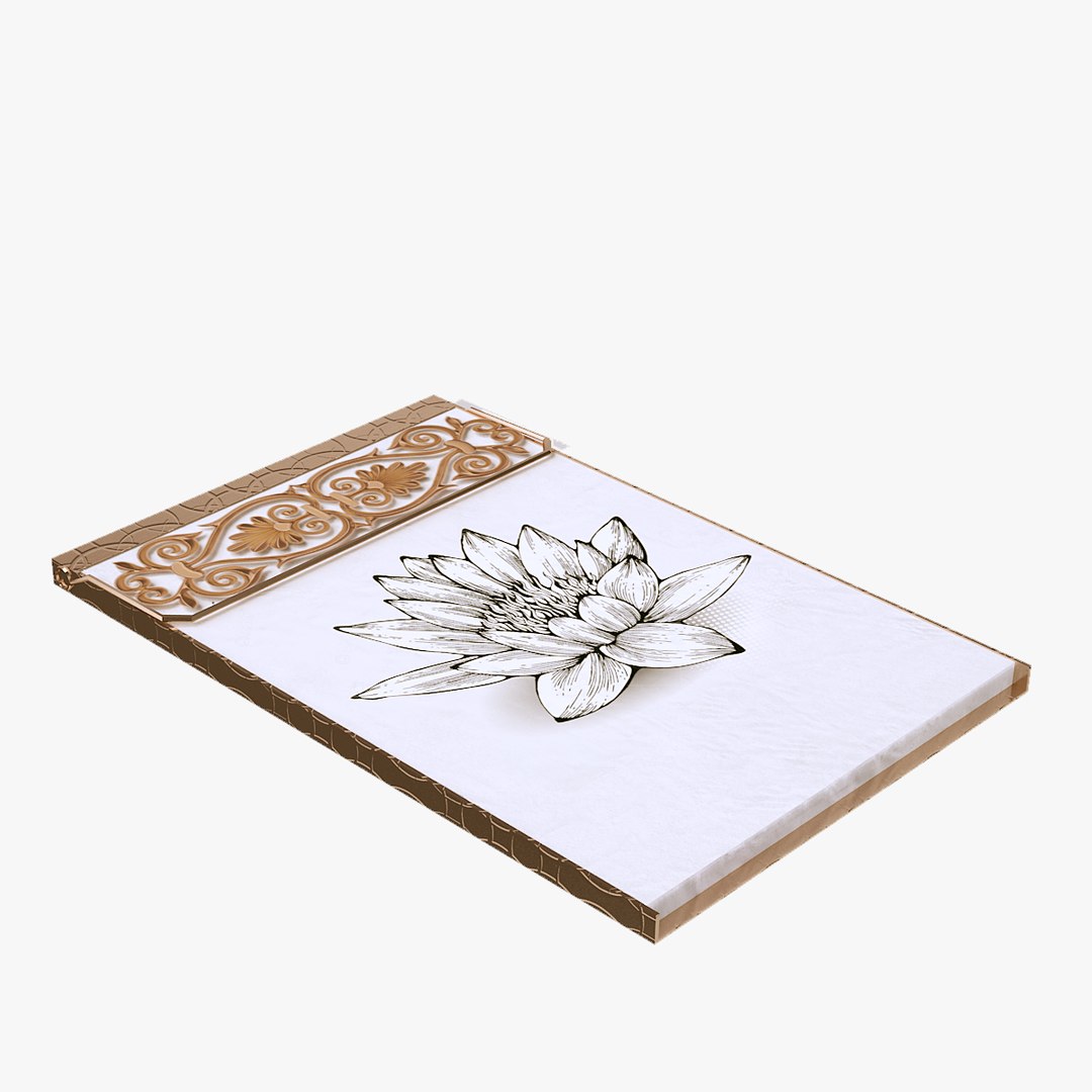 Notebook Paper Metal 3D Model | 1142572 | TurboSquid