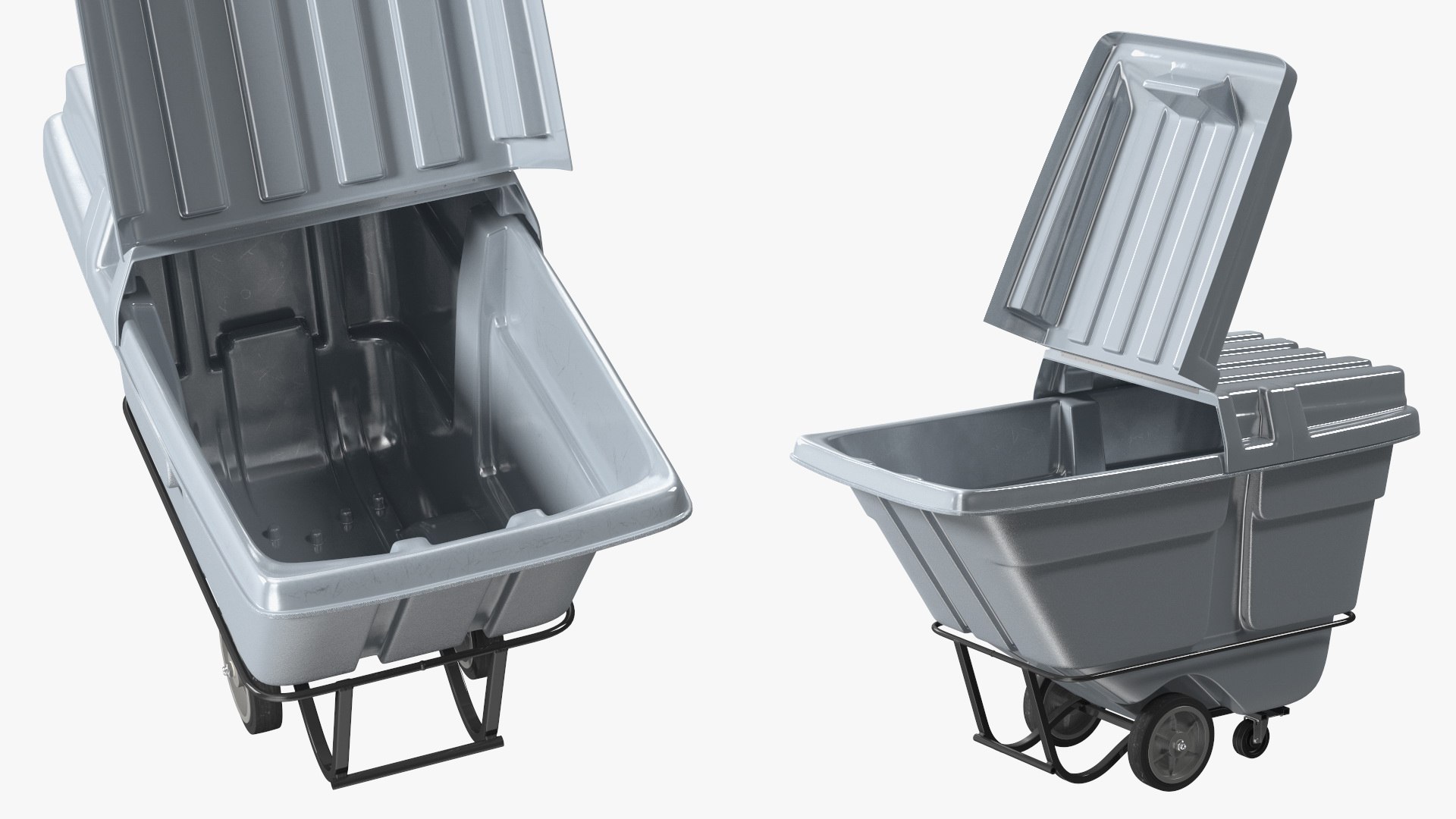 3D Utility Uline Tilt Truck Gray - TurboSquid 2065625